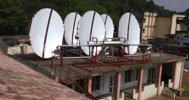 First Big Dish system supplies steam for a hospital in India | Solarthermalworld